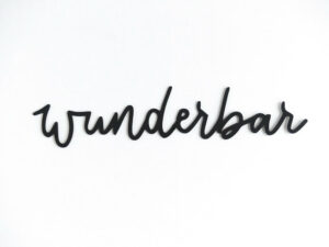 wunderbar - Buchstaeblich